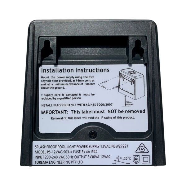 Pool Light Transformer 12v – EAQuip Pool Products